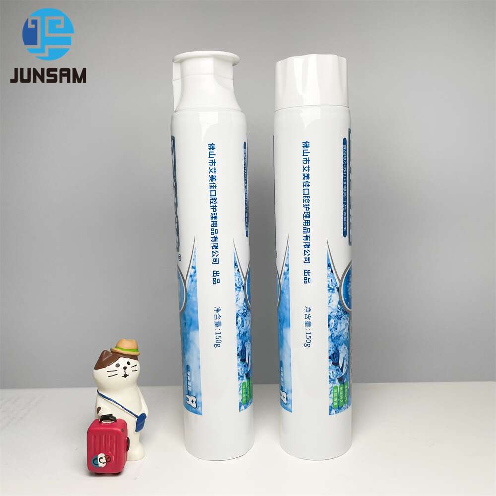 Toothpaste packaging: multi layers of aluminum and plastic